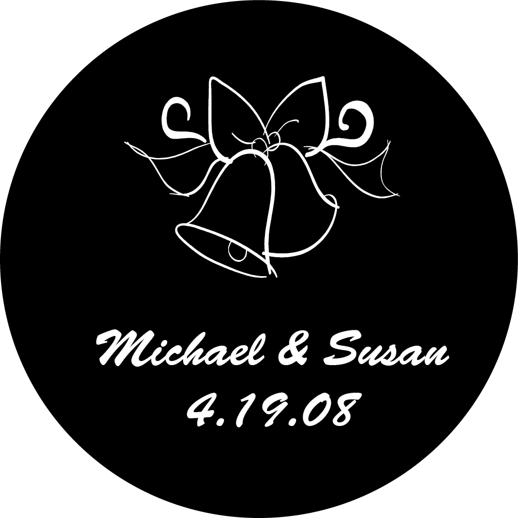 SAMPLE WEDDING GOBO - Custom Gobo